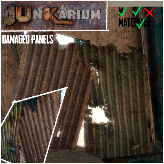 Second Life Marketplace - Junkarium: Damaged Panel A